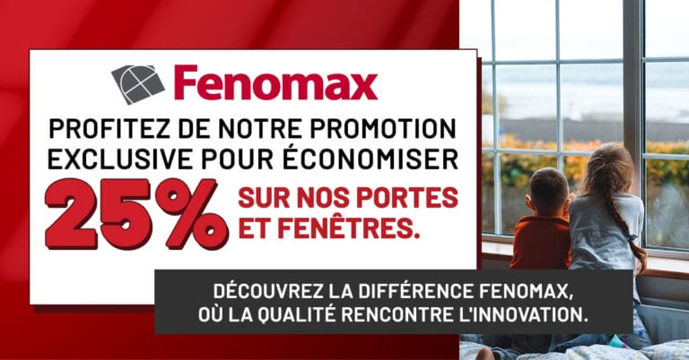Promotions sur nos portes et fenêtres | Fenomax